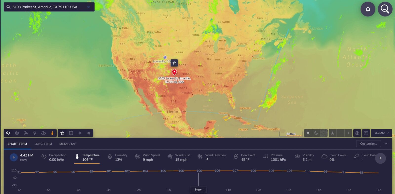 Tomorrow.io Forecast: Record-breaking Heatwave Burns Southern US