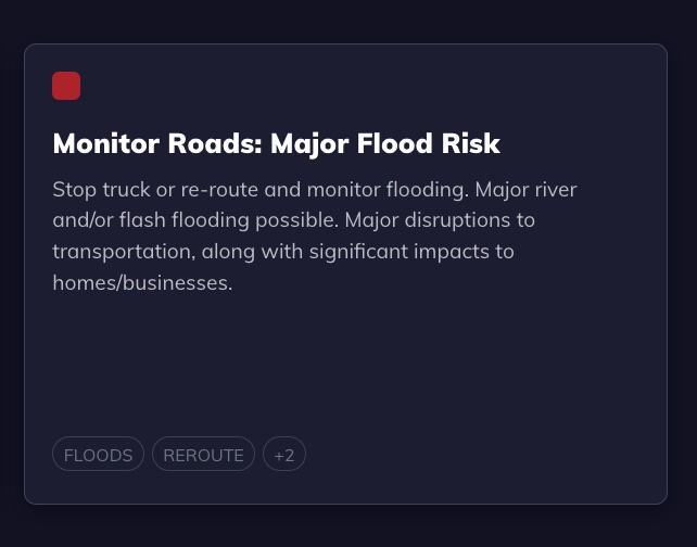 The Impact of Extreme Floods on Business Operations