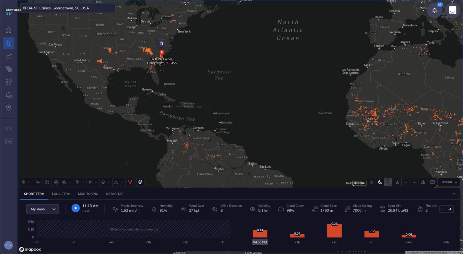 Forecasting Precipitation - Lightning Flash Rate and Rain Accumulation