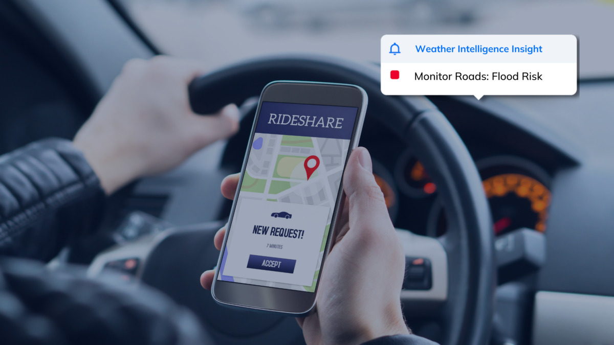 Keeping On-Demand Drivers Safer with Weather Intelligence