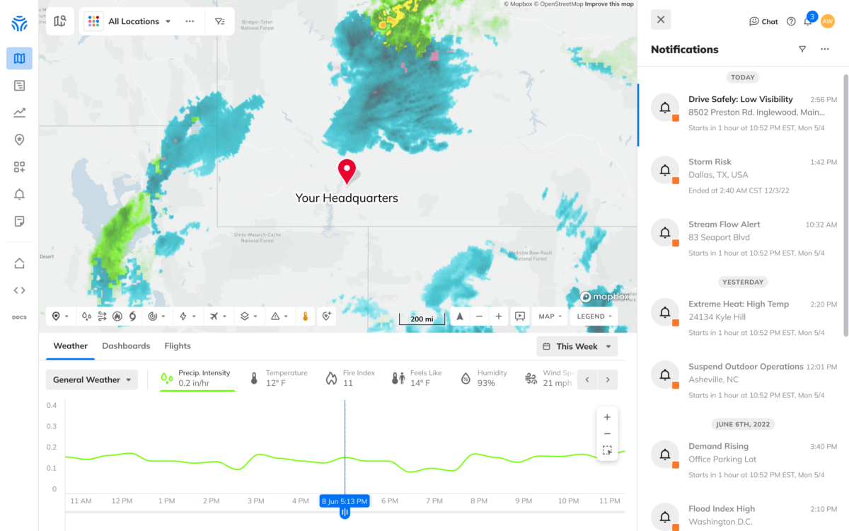 Using Weather AI to Improve Logistics and Transportation