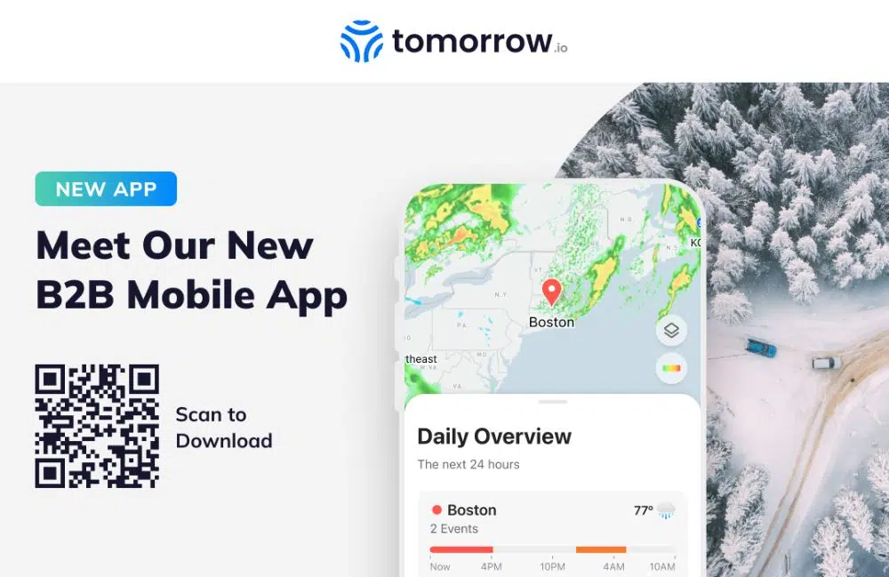 Introducing The Tomorrow.io Weather Intelligence for Business App